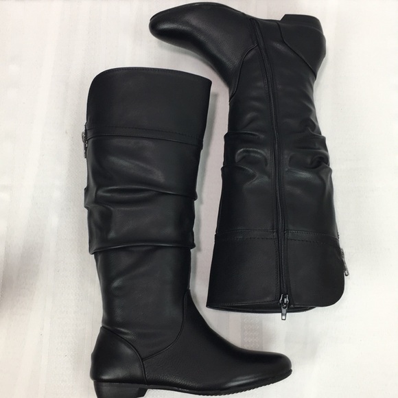 I.D. Required | Shoes | Id Required Black Faux Leather Twilite Boots ...